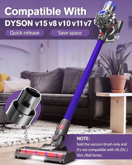 Motorhead Fixation Au Sol En Bois Dur Pour Aspirateurs Dyson V7 V8 V10 V11 V15 Avec Tte De ...