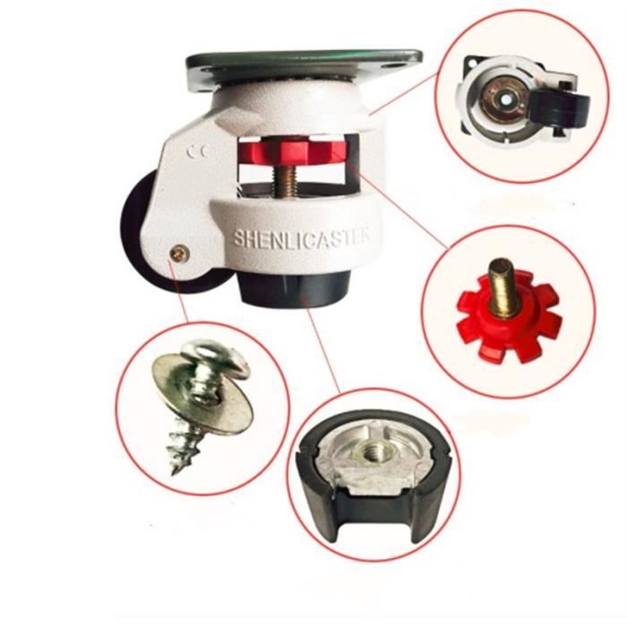 GD-120F - charge 500KG, Roue de réglage de niveau-roulettes, Support ...