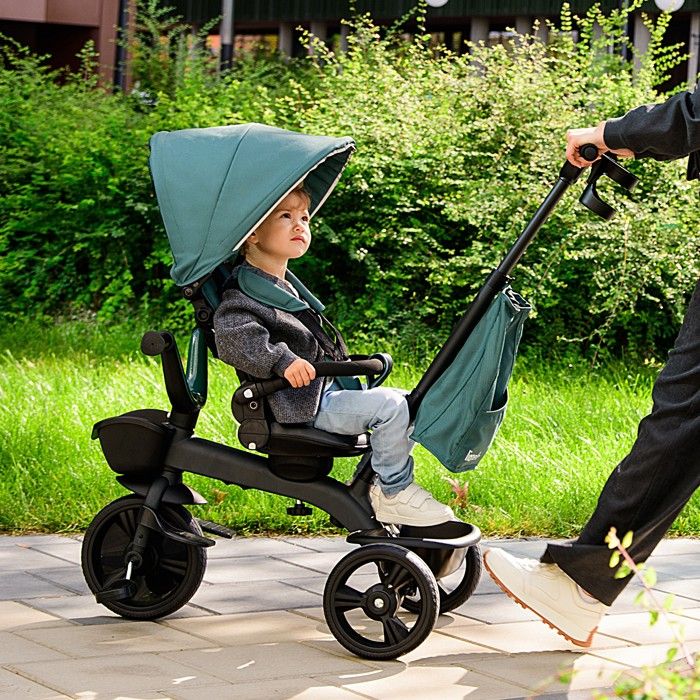Tricycle bébé évolutif 2en1 LIONELO Kori - Poussette - Siège réversible ...