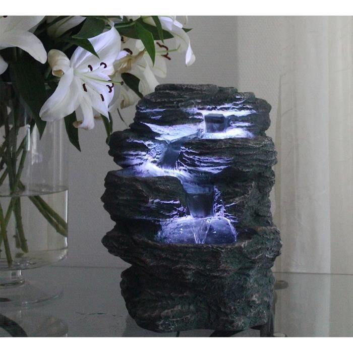 Fontaine d'intérieur Cascade Niagara avec éclairage LED - SSS - Kit ...