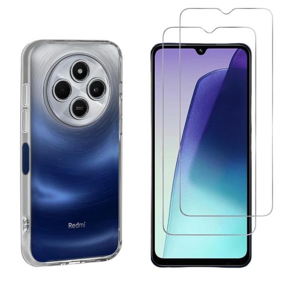 Coque et Verres Trempés - Phonillico® - Xiaomi Redmi 14C - Souple ...