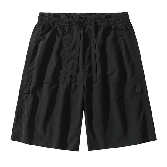 Bermuda Sport Homme Fitness Couleur Unie Été Taille Élastiquée Mode ...