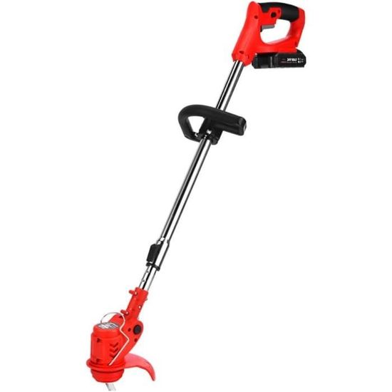 Débroussailleuse Portative-Bordure Sans Fil, Coupe-Herbe Électrique Avec Lithium-Ion ...