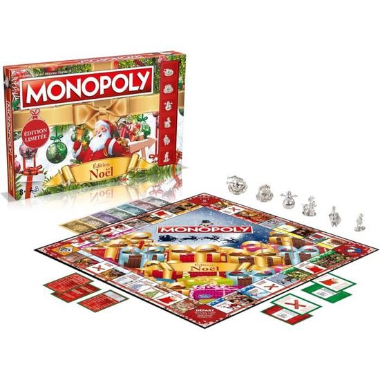 Monopoly édition spéciale Noël - Jeu de société - Cdiscount Jeux - Jouets