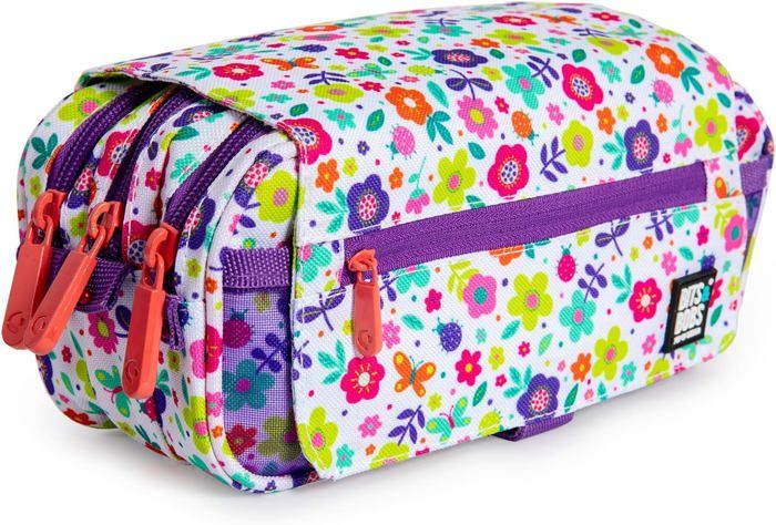 Trousse Scolaire Triple Design Avec Grandes Poches Intérieures Et ...