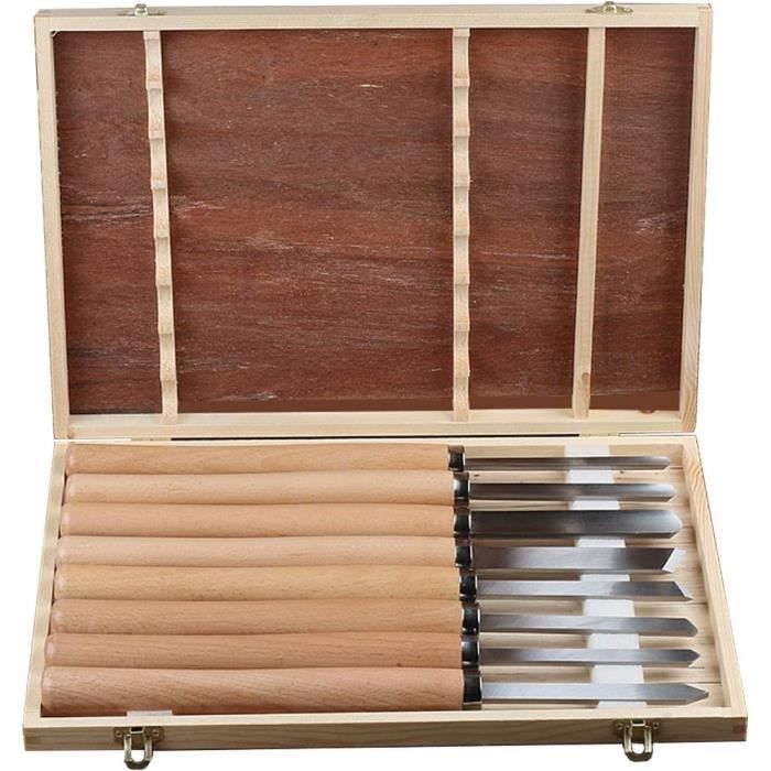 Ensemble De Burin À Bois Outils De Tournage, Ensemble De Ciseau À Bois, Outils De Tournage Gouge ...