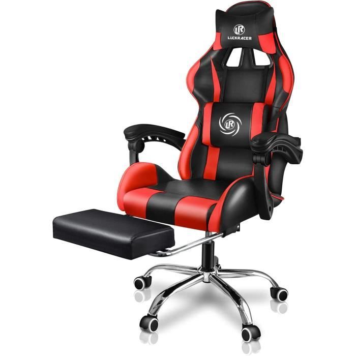 LIWI-Chaise Gaming Fauteuil de Bureau Chaise de Massage Lombaire ...