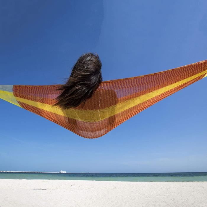 Ma de 00231 Hamac, Hamac Filet Mexicain XL 3 Personnes, 410 x 250 x 150 ...