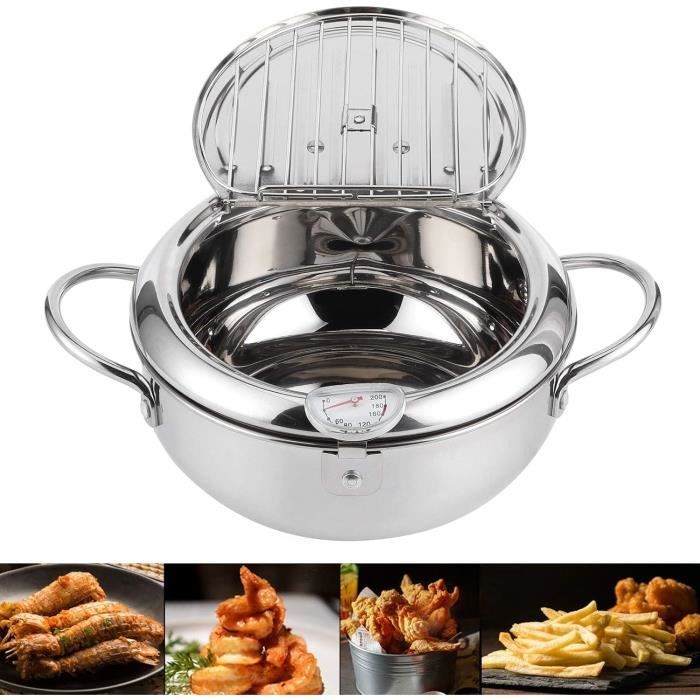 Friteuse Tempura Mini friteuse de Style Japonais en Acier Inoxydable ...