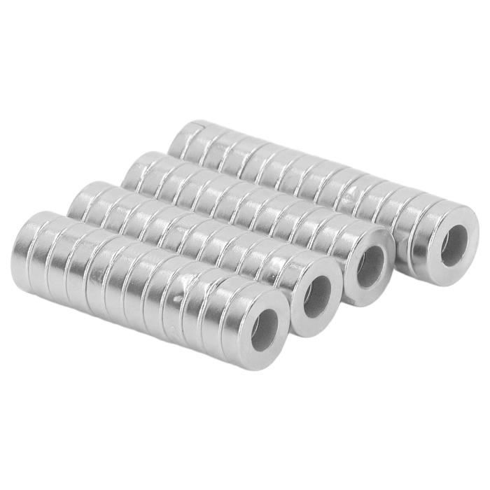 ETO-kit d'aimants puissants M4 50 Pcs Heavy Duty Rond Aimant Néodyme M4 ...