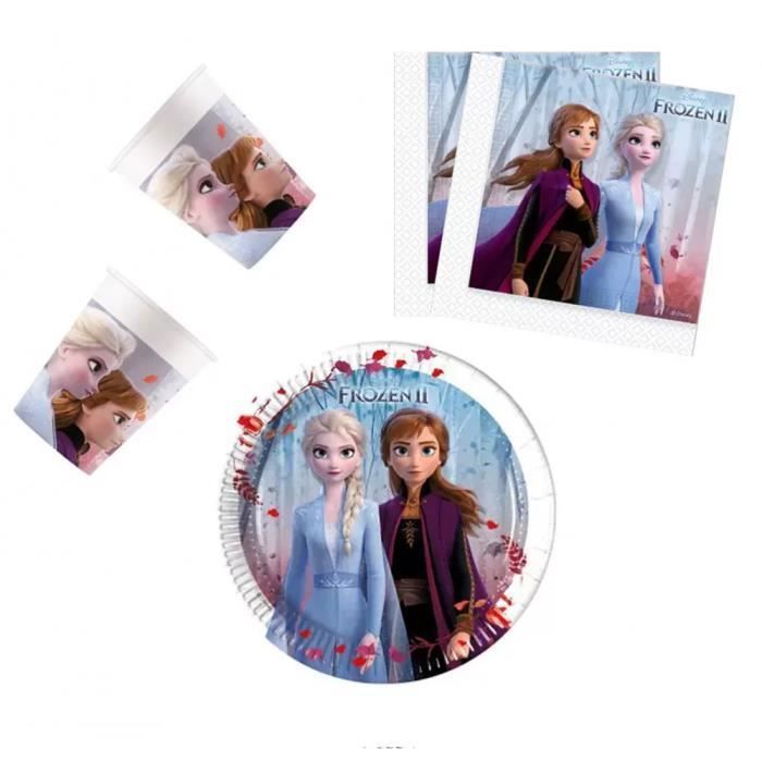 Kit anniversaire Disney La reine des neiges New 8 personnes 36 pièces ...