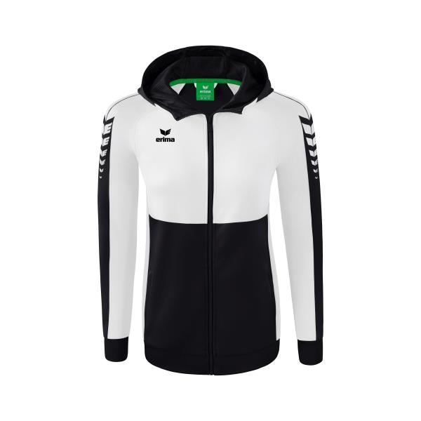 Veste à capuche d'entraînement femme Erima Six Wings - noir/blanc - 38 - Cdiscount Sport