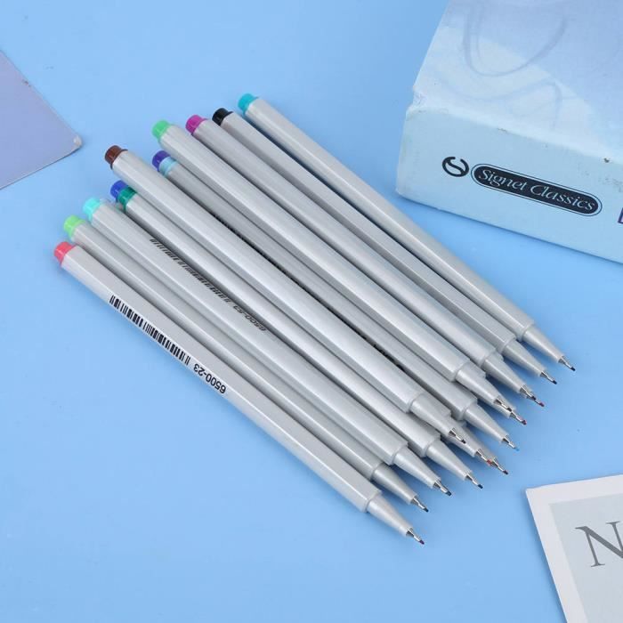Fdit stylo de gel Stylo de dessin au trait Esquisse Fineliners ...