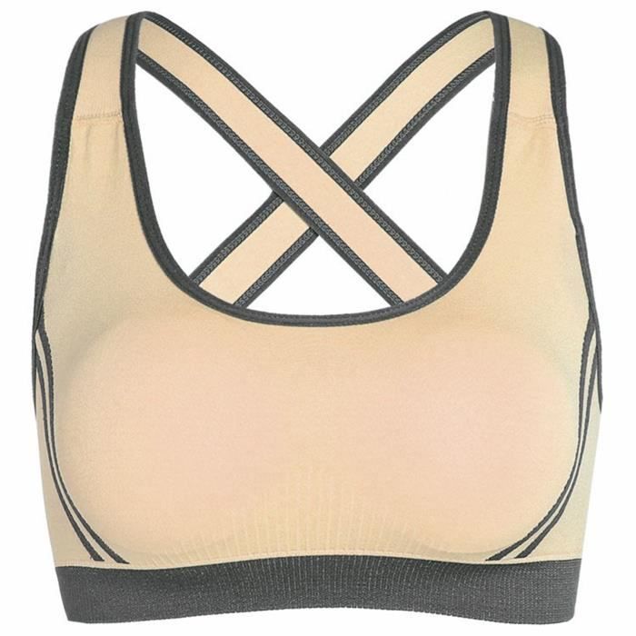Brassiere pour Femme de course de yoga sans anneau en acier à réglage ...