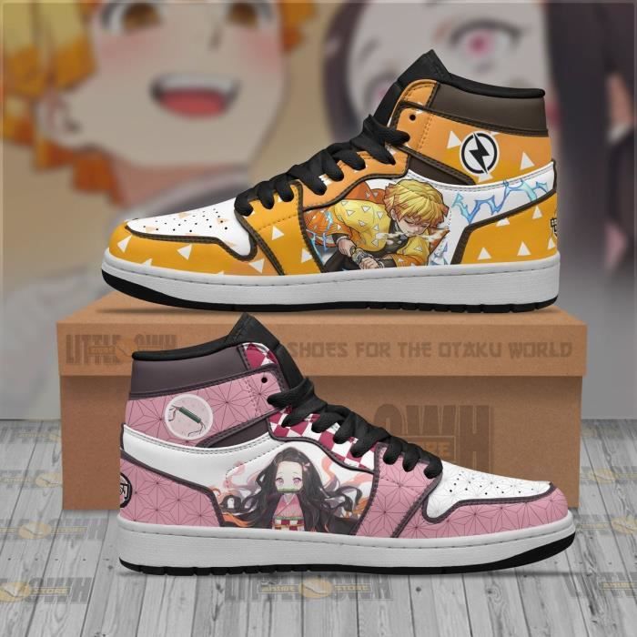 Baskets Anime Nezuko x Zenitsu Demon Slayer Anime Chaussures de course ...