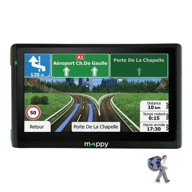 GPS Mappy Maxi E618 Europe - Carte à vie - Cdiscount Auto