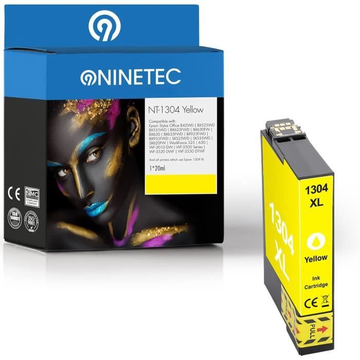 Nt-1304 1 Cartouche Jaune Compatible Avec T1304 | Pour Stylus Office B ...