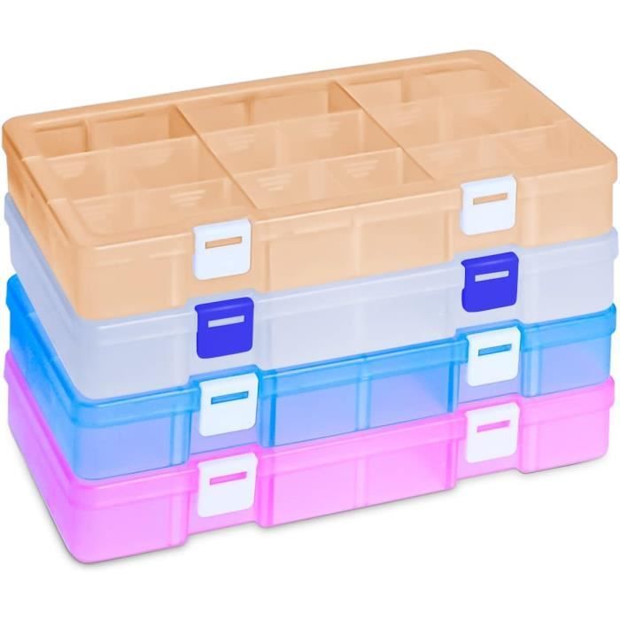 Boite Rangement Plastique Compartiment, Boite Compartiment, Petite ...