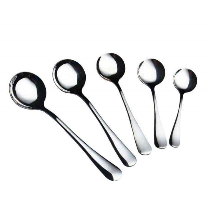 Cuillere A Dessert INOX - Cuillere A Cafe Lot - Petite Cuillère à Café ...