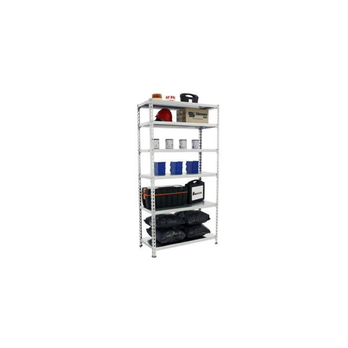 Étagère métallique - SIMON RACK - KIT SIMONCLICK MINI - 6 niveaux - 2500 x 800 x 300 mm ...