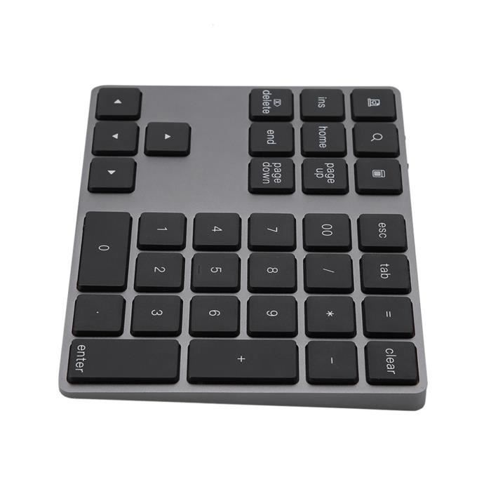 Mini clavier, mini-pavé numérique portable à 34 touches, Bluetooth pour ...
