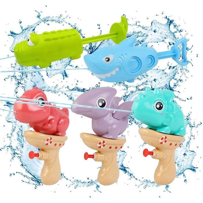 Pistolet à Eau,Tianher Set de 5 Mini Pistolets à Eau pour Enfants,Water ...