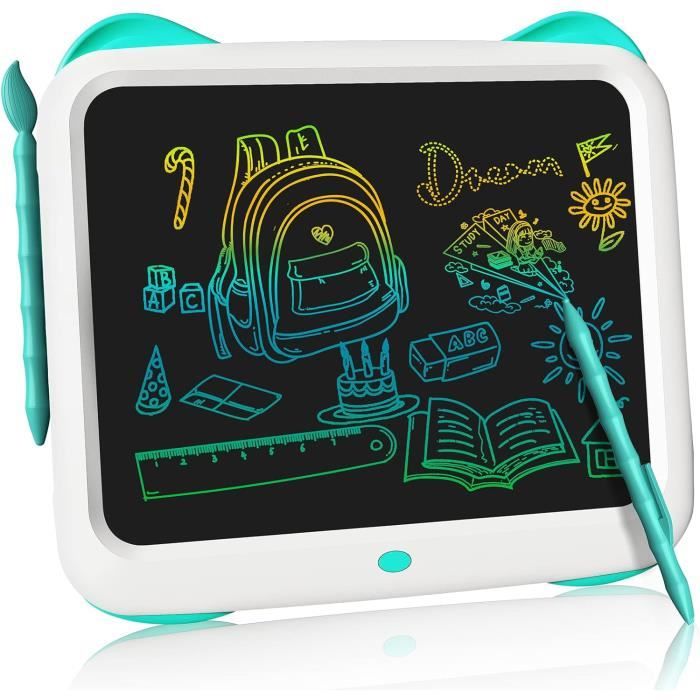 TUGAU Tablette Dessin Enfant Colorée 12 Pouces électronique Effacement ...