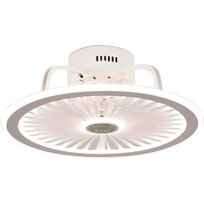 LED Fan Ventilateur De Plafond 57W Plafonnier Moderne Créatif Avec ...