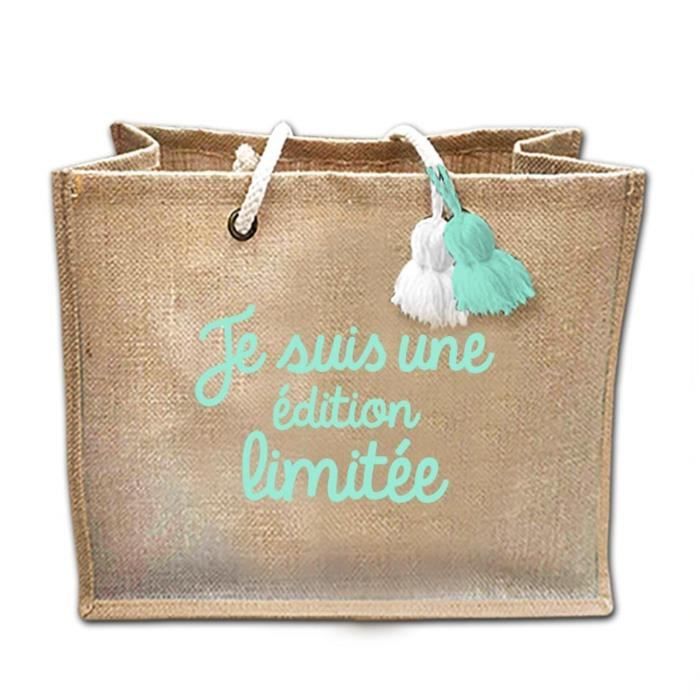 Je suis une Edition Limitée - Sac en Toile de Jute - Cdiscount ...