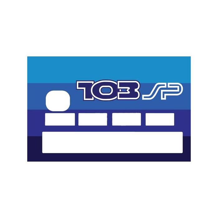 Autocollant Stickers CB Peugeot 103 SP Bleu - SUPER FABRIQUE - Moto ...