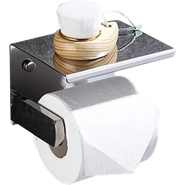 Devidoir Papier Toilette Avec Étagères Support Papier Sans Percage ...