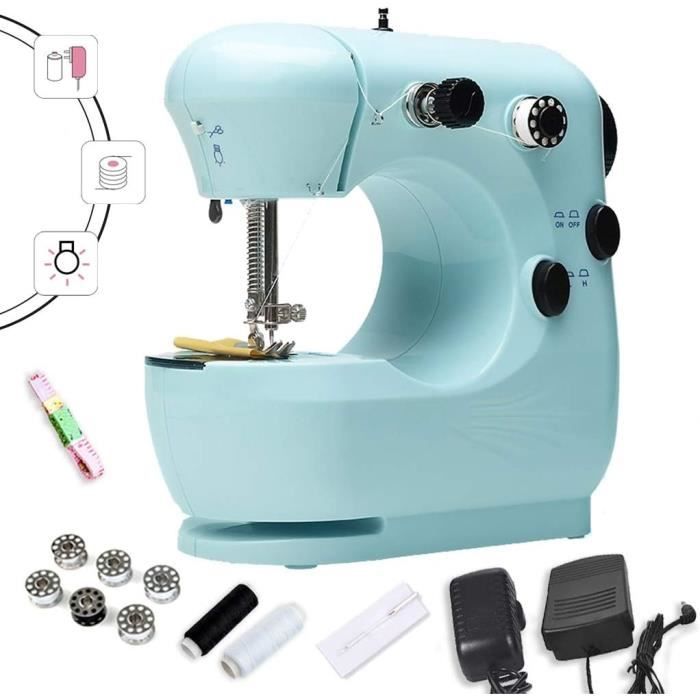 Machine A Coudre Portable, Mini Machine À Coudre Avec Rallonge Table De ...