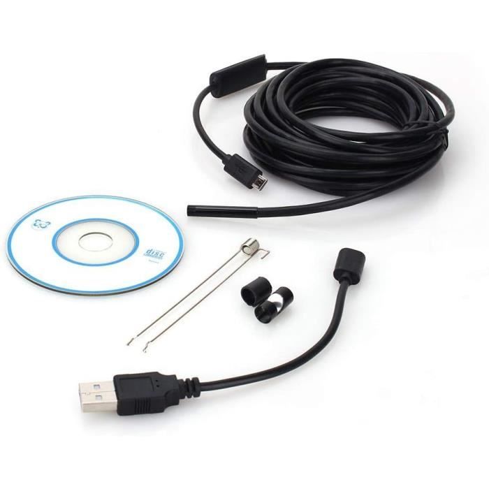 Endoscope Usb Inspection Caméra Mégapixels Hd Caméra Endoscopique Semi ...