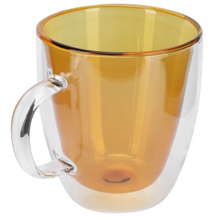 YOSOO Coffee Cup, Cylindrical Cup 2‑Layer for Tea Rooms for Restaurants ...