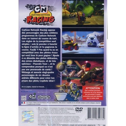 CARTOON NETWORK RACING / PS2 - Cdiscount Jeux vidéo