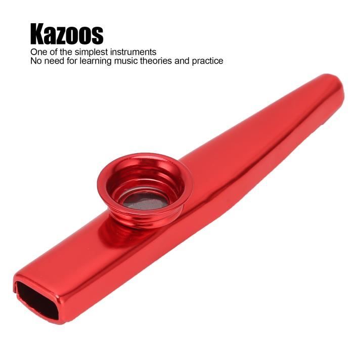 Kazoos - KIMISS - Kazoo Instruments de Musique - Rouge - Entraînement ...