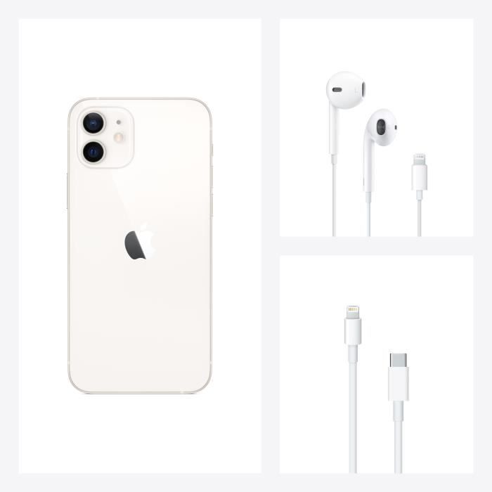 APPLE iPhone 12 128Go Blanc - Cdiscount Téléphonie