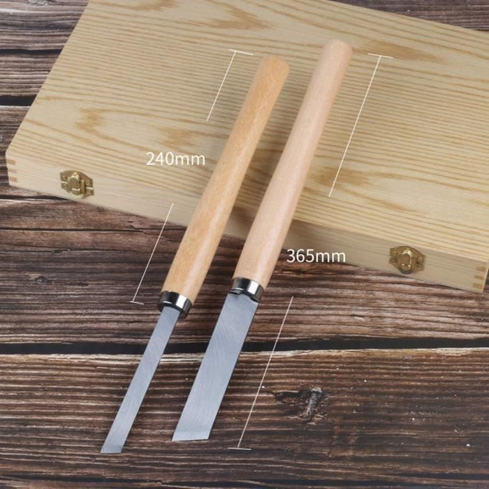 Ensemble De Burin À Bois Outils De Tournage, Ensemble De Ciseau À Bois, Outils De Tournage Gouge ...