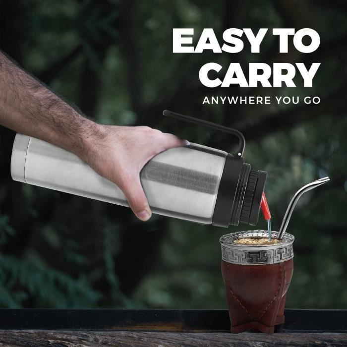 BALIBETOV Thermo pour Yerba Mate Gourd - sous Vide Isolé avec Double ...