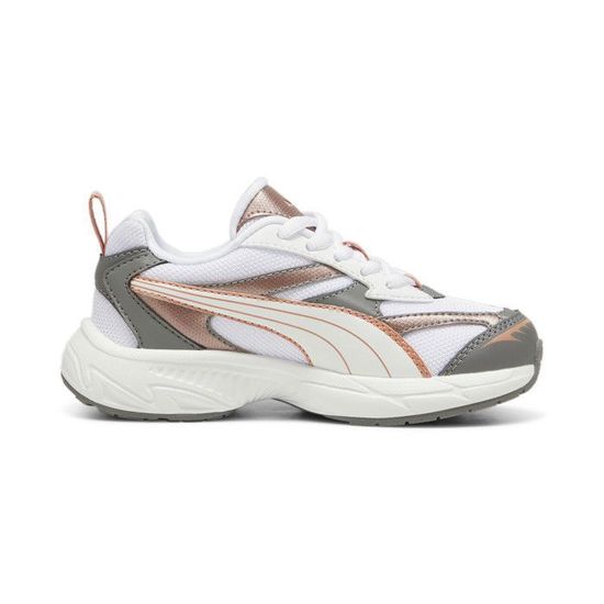 Baskets enfant Puma Morphic Techie wht/wht - Cdiscount Chaussures