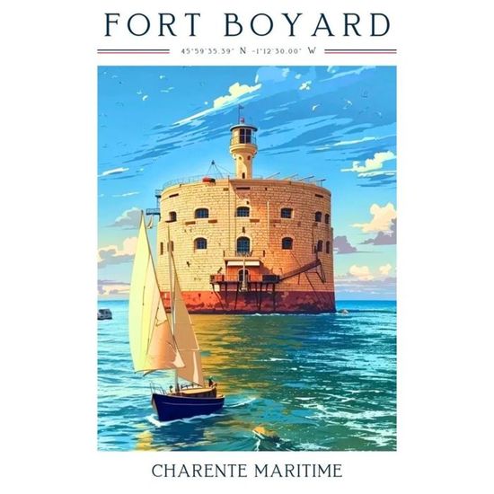 Affiche - Fort Boyard - Posters de nos Régions - Format A4 - Moyen 29 ...