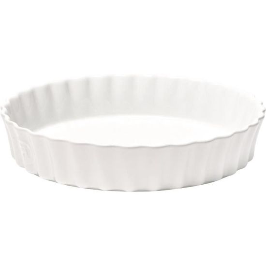 Plat À Tarte Céramique Blanc Farine 24 X 24 X 5 Cm[u5315] - Cdiscount ...