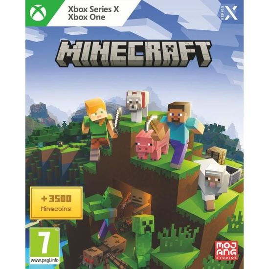 Minecraft + 3500 Minecoins-Jeu-XBOX SERIES X - Cdiscount Jeux vidéo