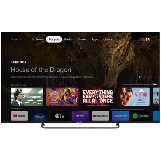 Smart Tech TV 4K UHD 65" (164 cm) 65UG10V3, Smart TV Google TV, HDMI ...