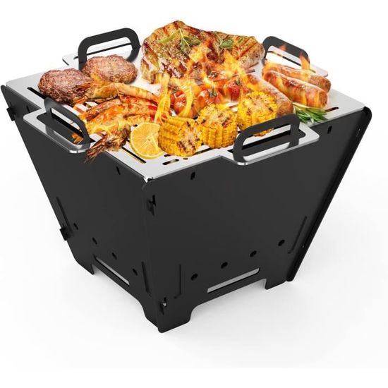 Onlyfire Foyer Pliable et Amovible, Brasero Portable pour Extérieur ...
