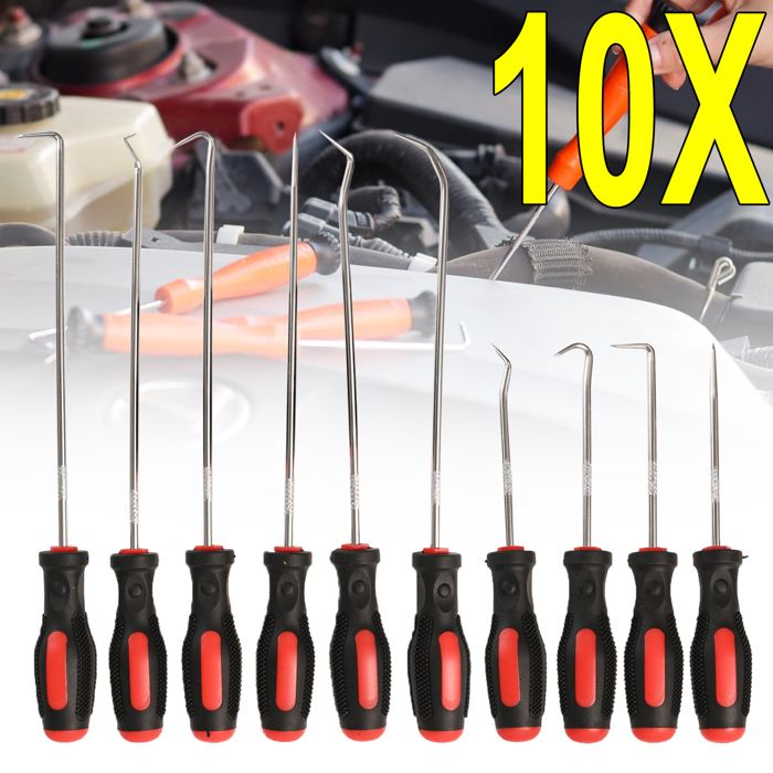 10x crochet et pic Set Joint torique Outil de retrait de joint d ...