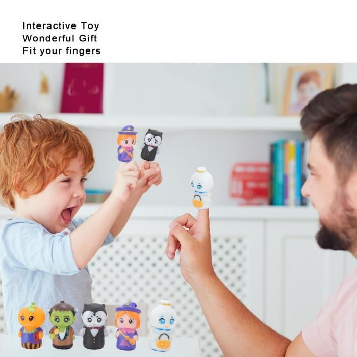 Ensemble de 5 Marionnettes à Doigts de Dessin Animé Mignon - ATYHAO ...