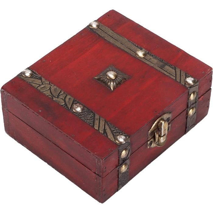 Boîte Décorative Vintage, Coffre De Rangement En Bois Boîte De ...