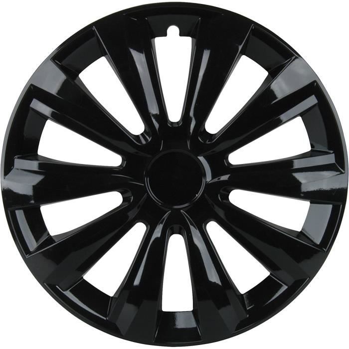 Enjoliveur - Factice - Noir - Avec ressort - 75477 - Matériau durable ...