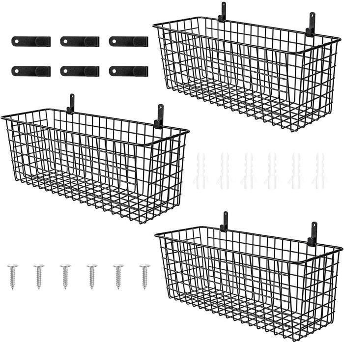 Panier de Rangement Mural, Paniers à Fruits muraux pour Le Stockage ...